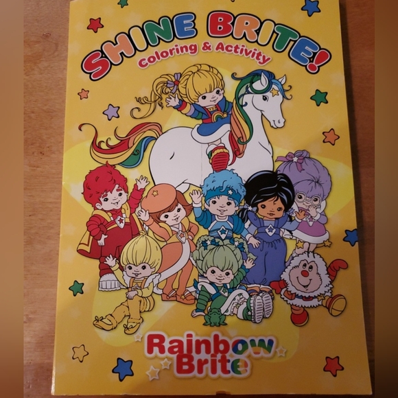 Rainbow Brite | Other | Rainbow Brite Shine Brite Coloring Activity B ...
